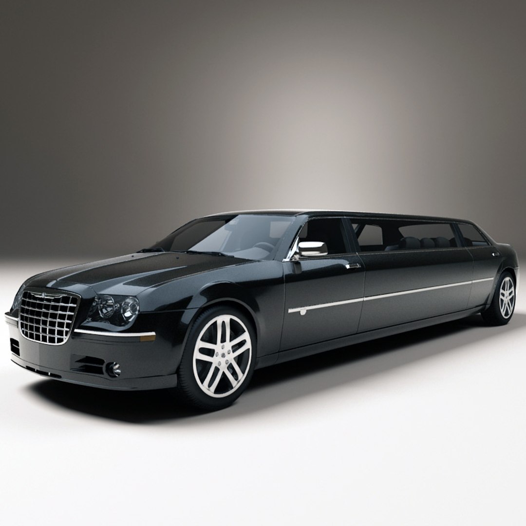 Chrysler 300c Limo 3d Model