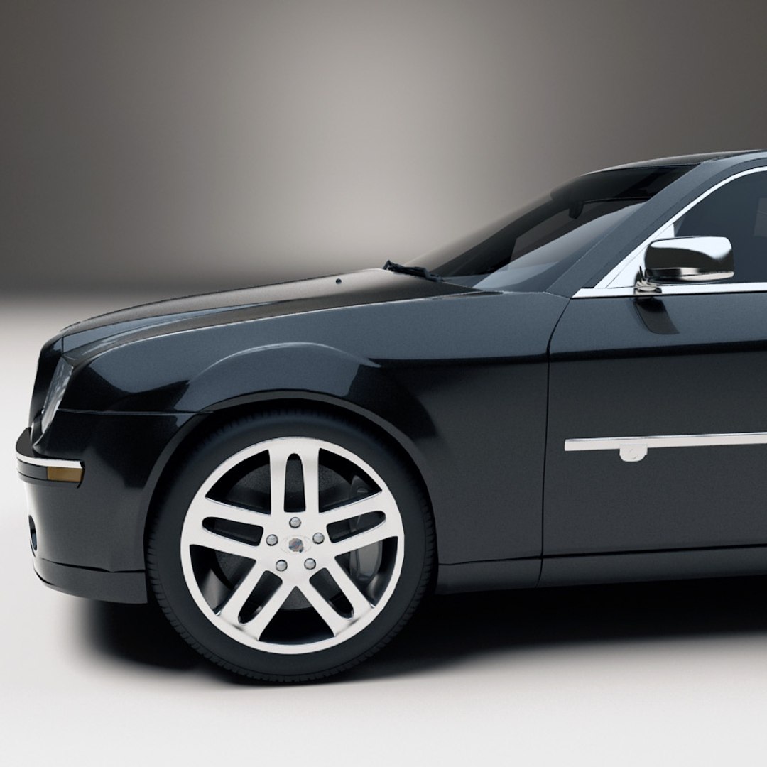Chrysler 300c Limo 3d Model