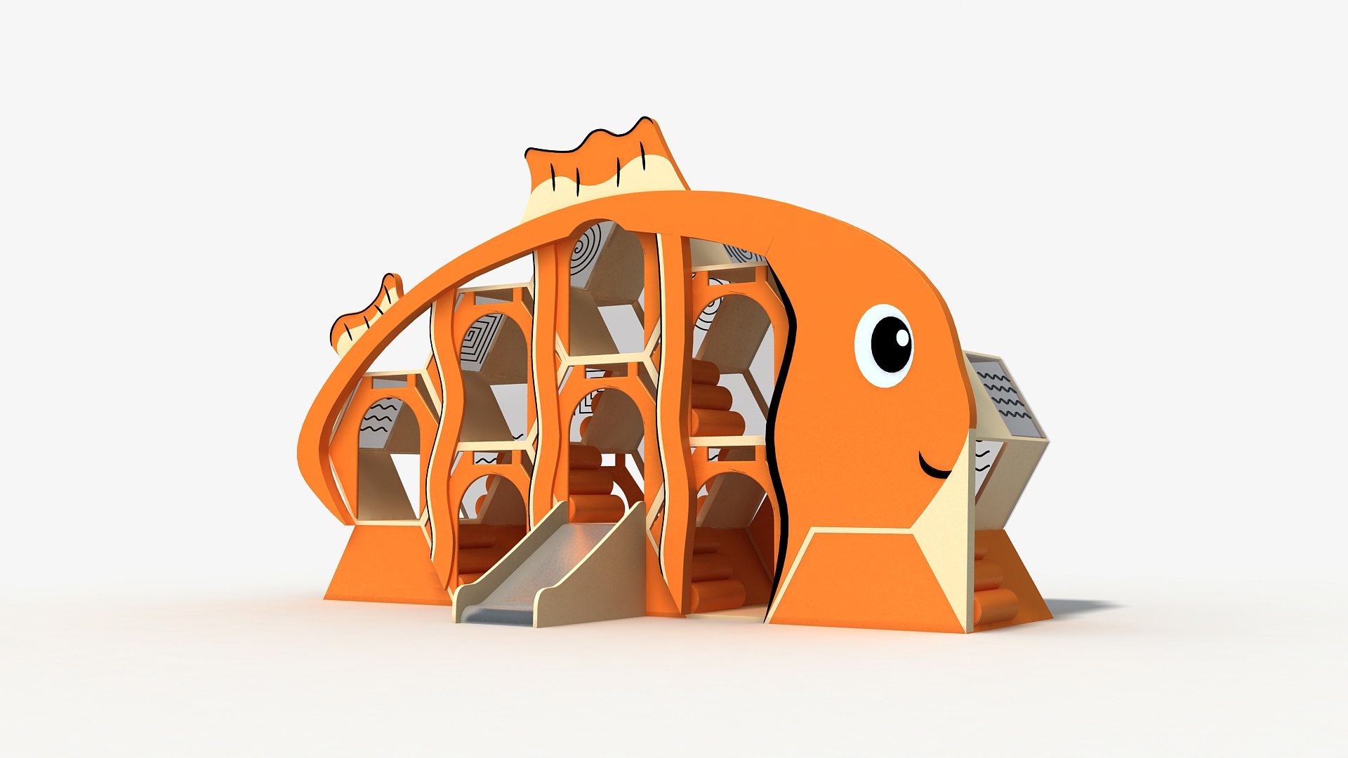 3D Fish Theme Maze Park Soft Playground Model - TurboSquid 2116196