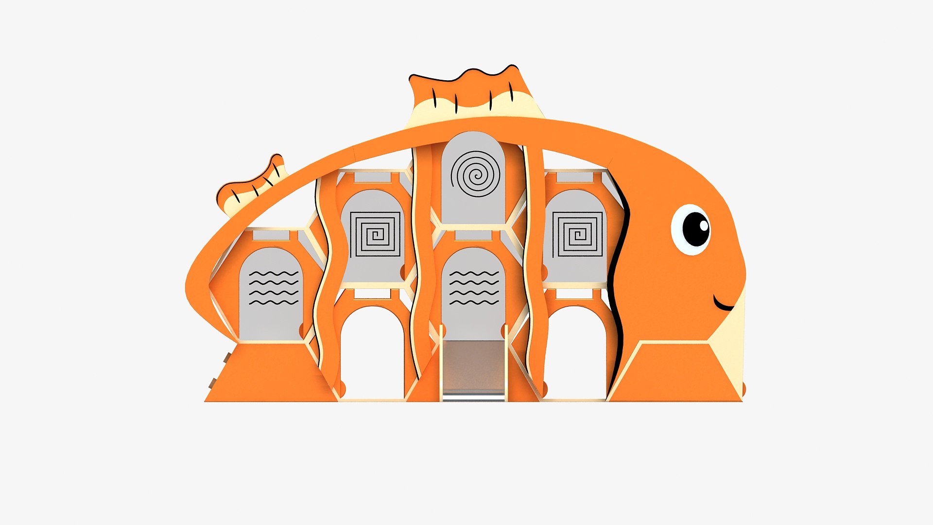 3D Fish Theme Maze Park Soft Playground Model - TurboSquid 2116196