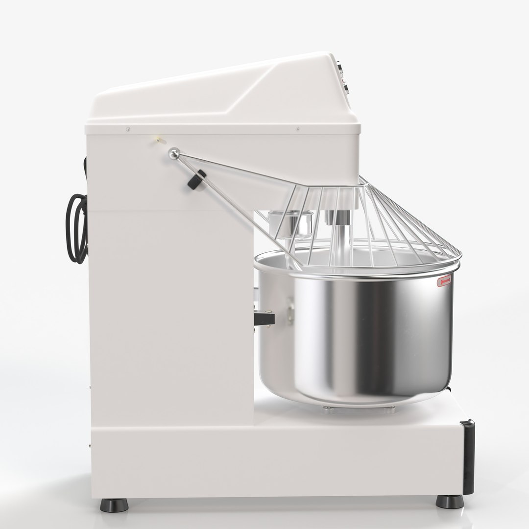Two Speed Spiral Dough Mixer PBR 3D Model - TurboSquid 2213699
