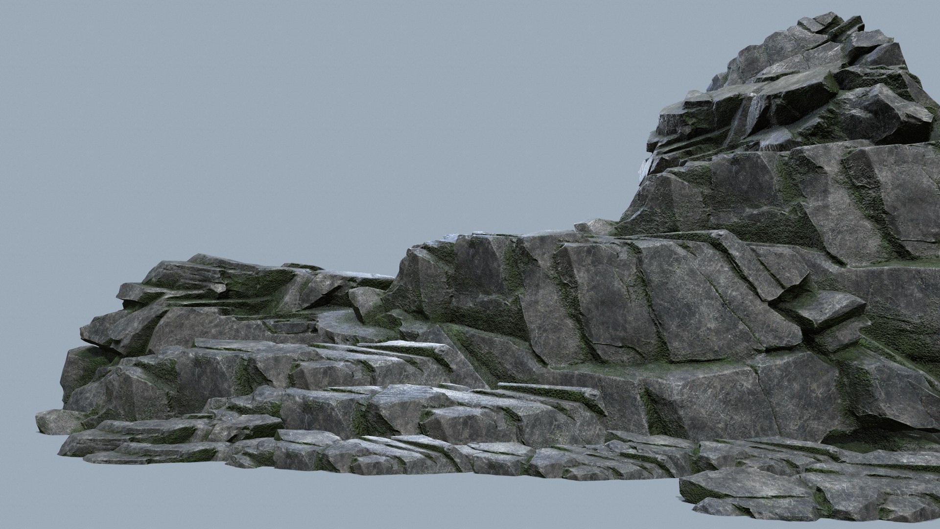 Cliff Rocks 3D Model - TurboSquid 2212980
