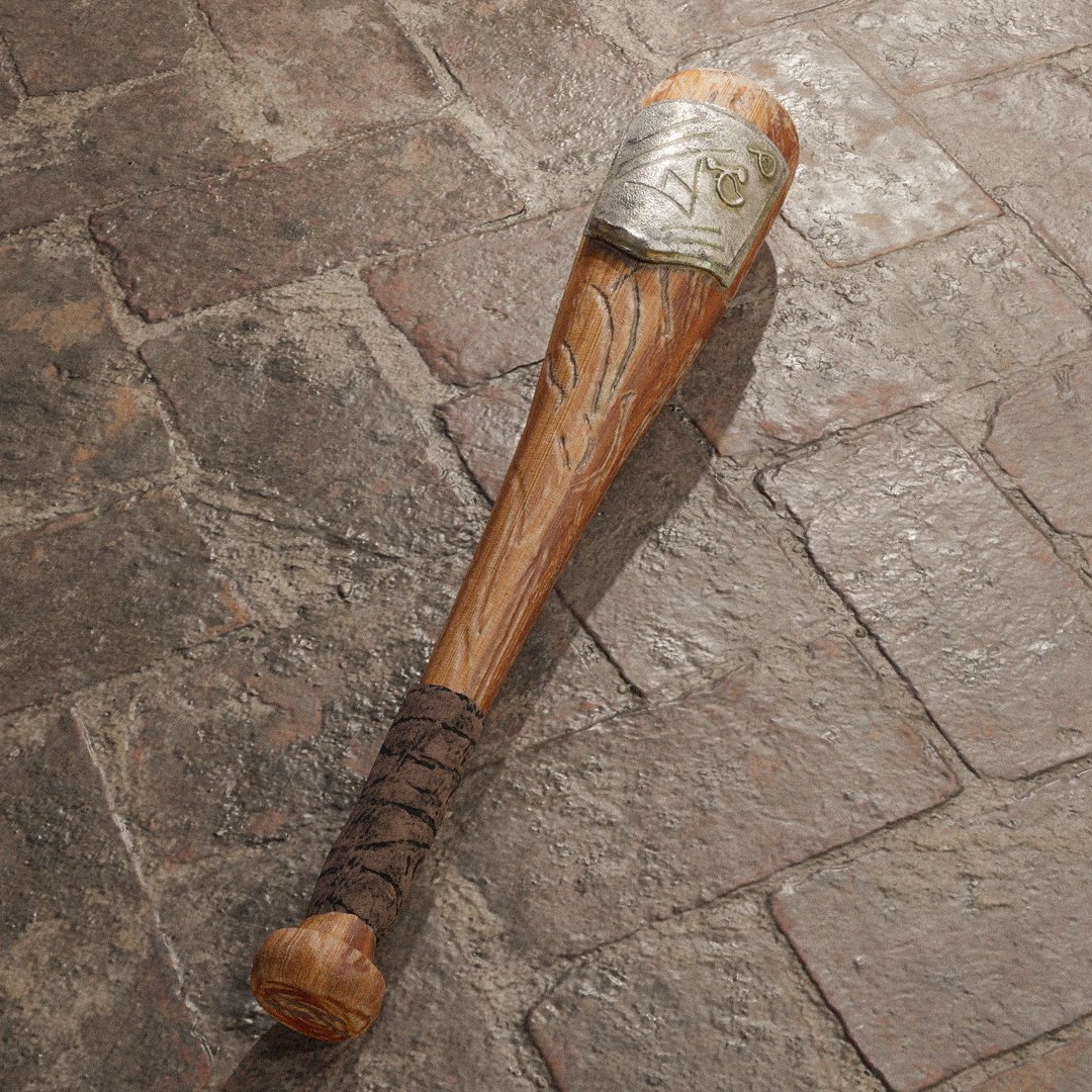 3D BaseBall Bat Historic Weapon - TurboSquid 1860187