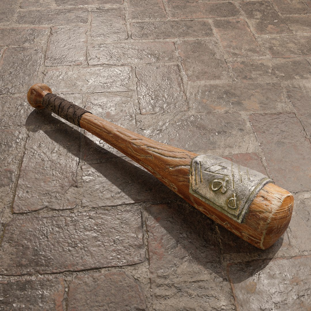 3D BaseBall Bat Historic Weapon - TurboSquid 1860187