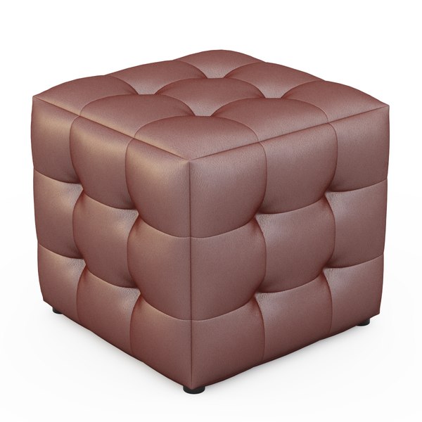 apollo bronze cube ottoman obj