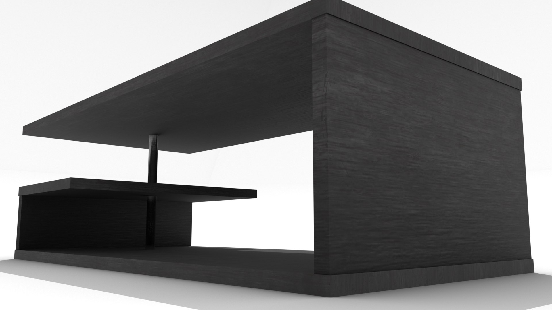 3D Modern G-shaped Coffee Table Model - TurboSquid 1282825