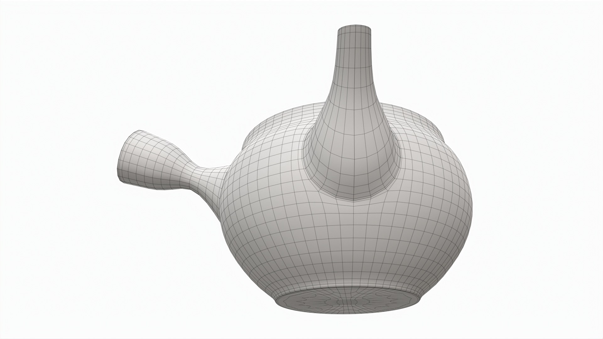 3D Japanese Ceramic Teapot Kyusu 01 - TurboSquid 2133120