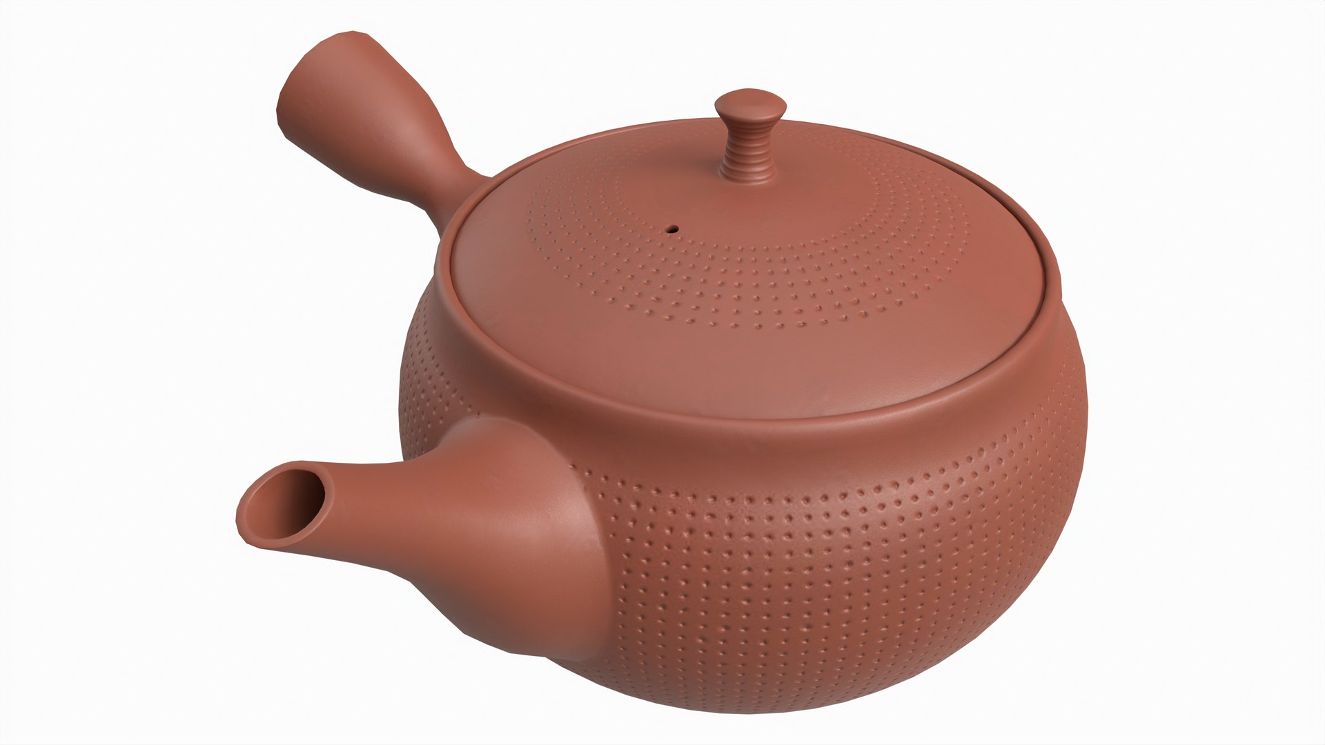 3D Japanese Ceramic Teapot Kyusu 01 - TurboSquid 2133120