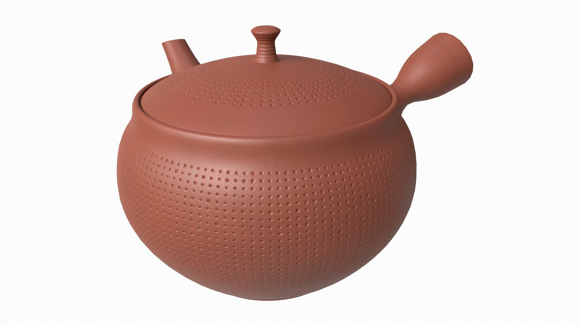 3D Japanese Ceramic Teapot Kyusu 01 - TurboSquid 2133120