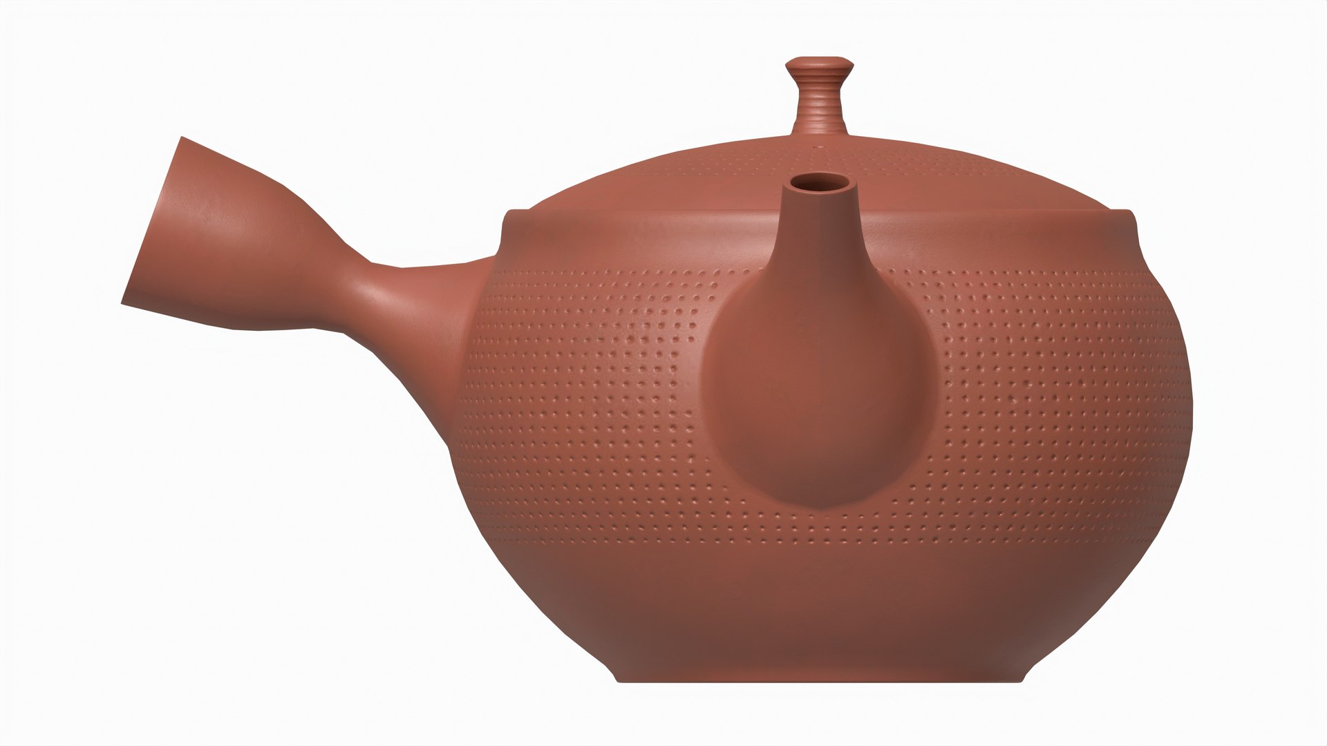 3D Japanese Ceramic Teapot Kyusu 01 - TurboSquid 2133120