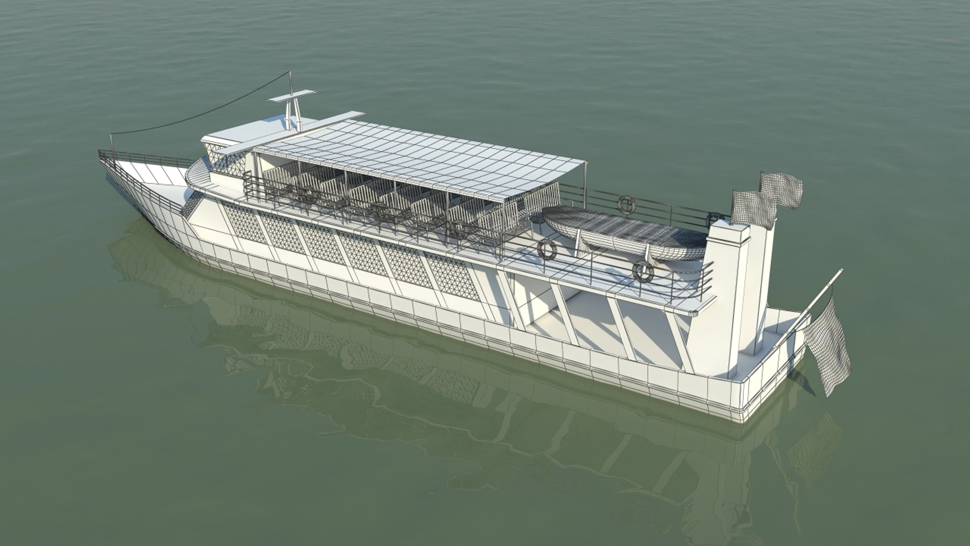 3d Model River Ferry