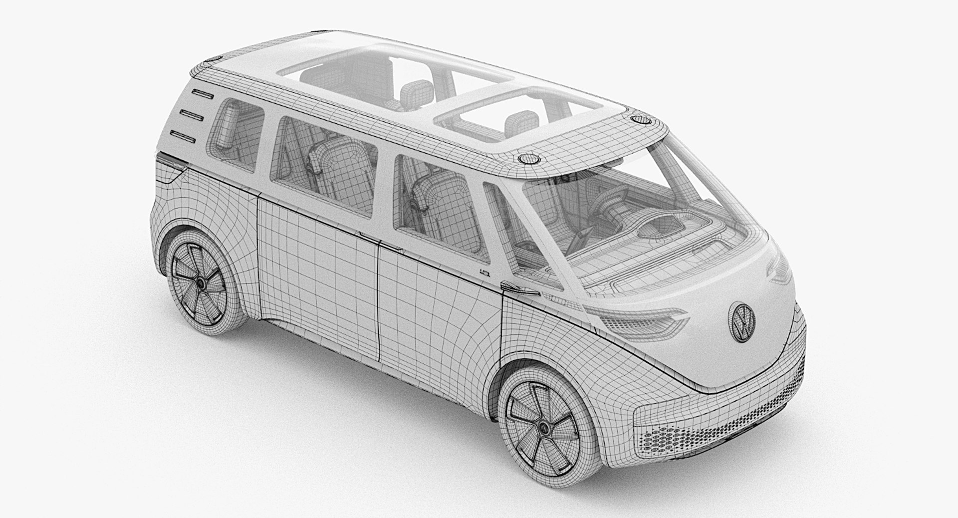 3D Volkswagen D Buzz Model - TurboSquid 1315199