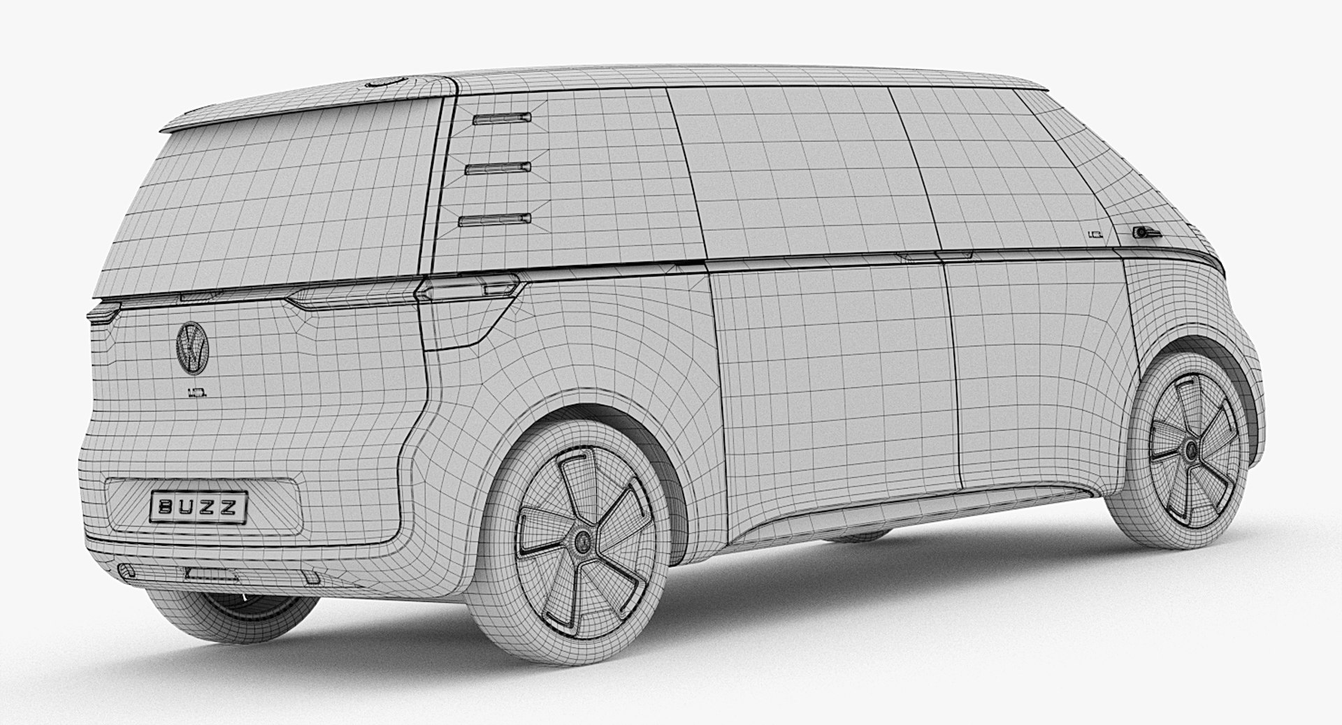 3D Volkswagen D Buzz Model - TurboSquid 1315199