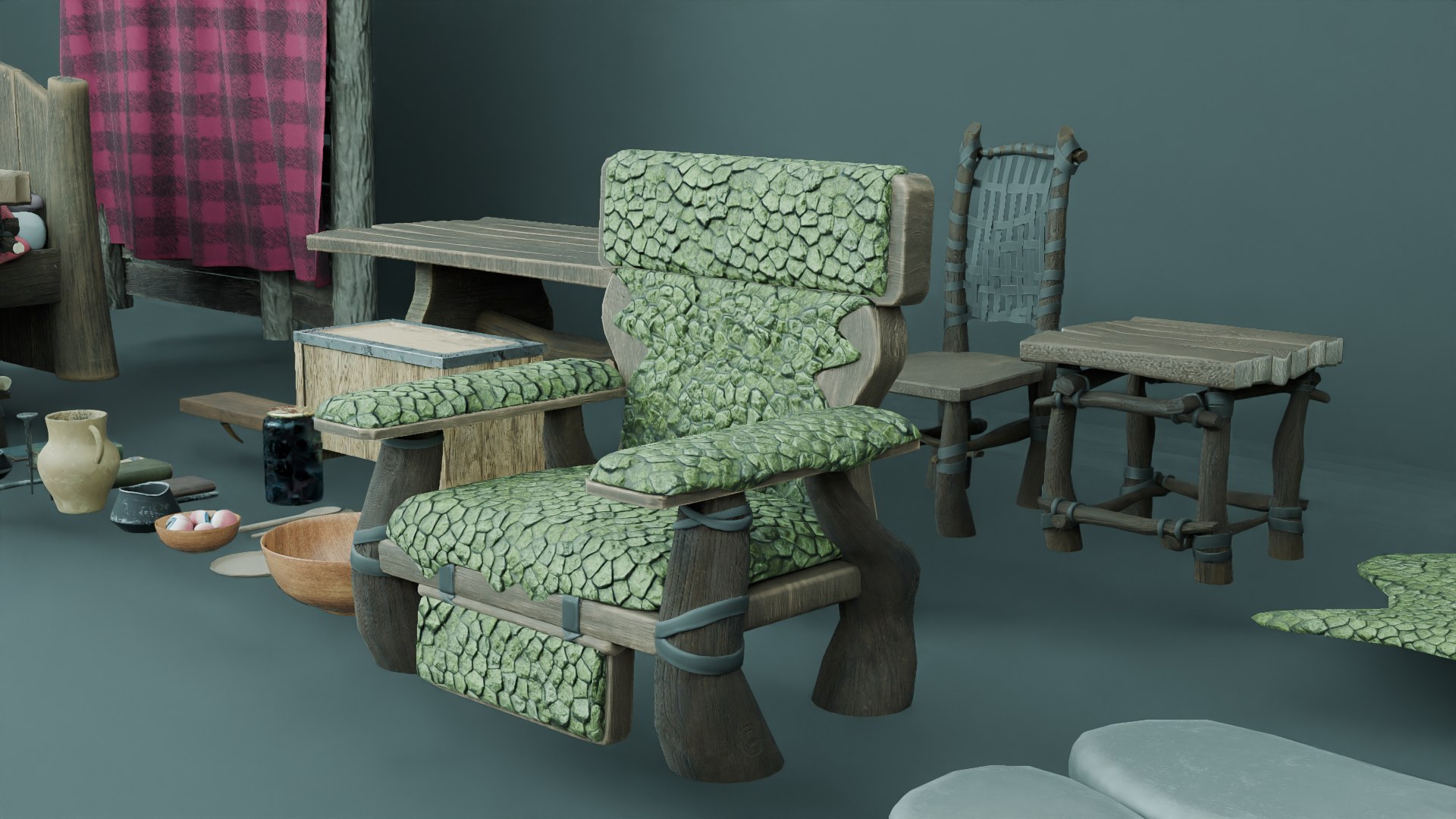 3D Shrek House Props - TurboSquid 2417227