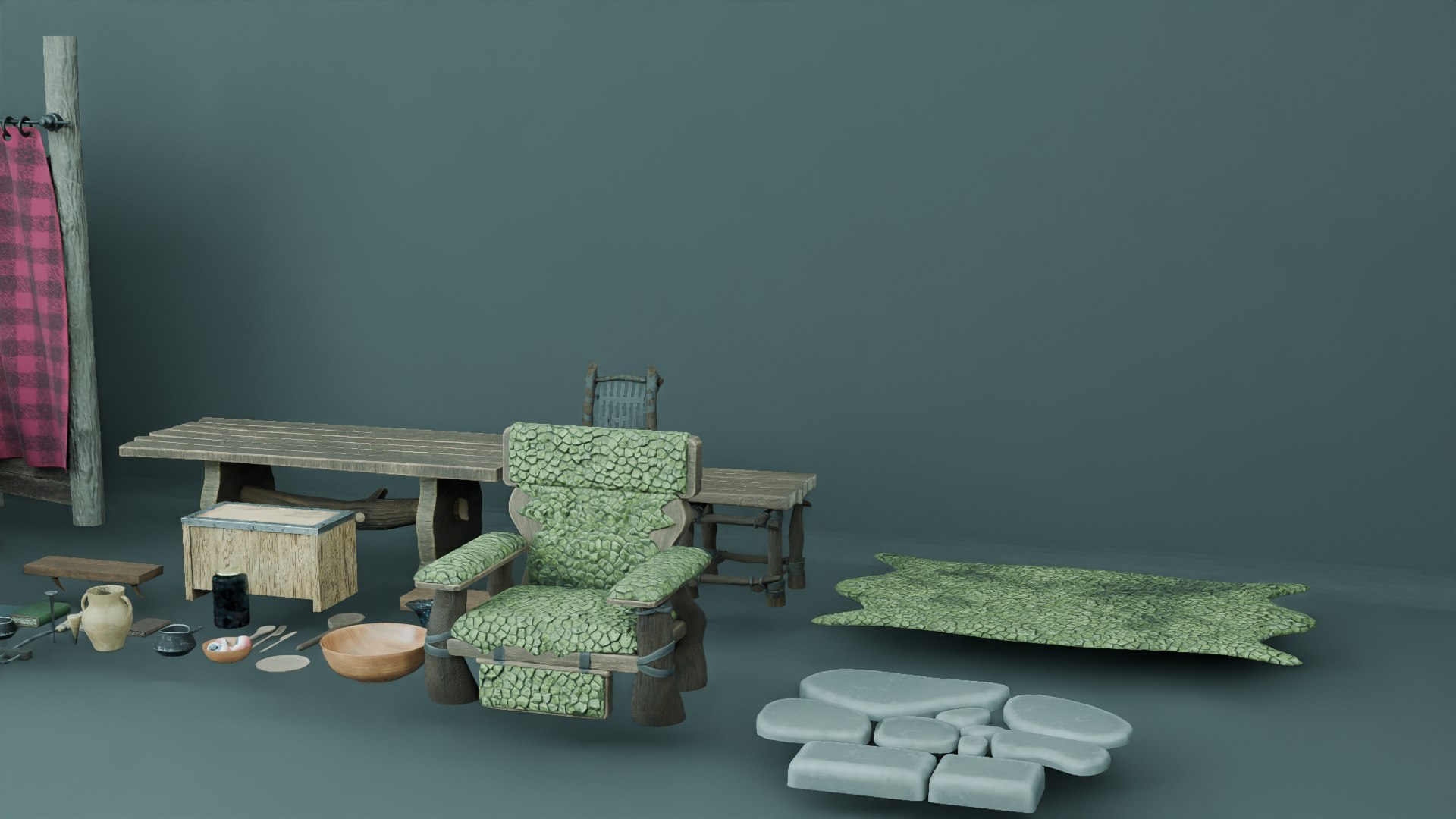 3D Shrek House Props - TurboSquid 2417227