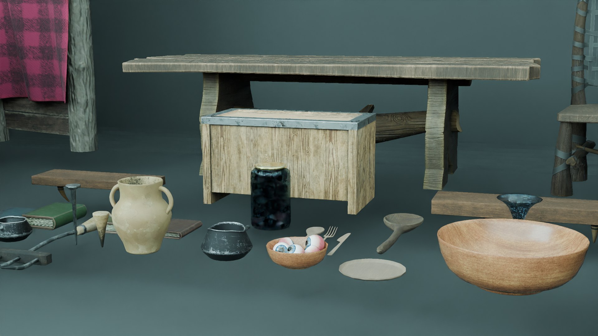 3D Shrek House Props - TurboSquid 2417227