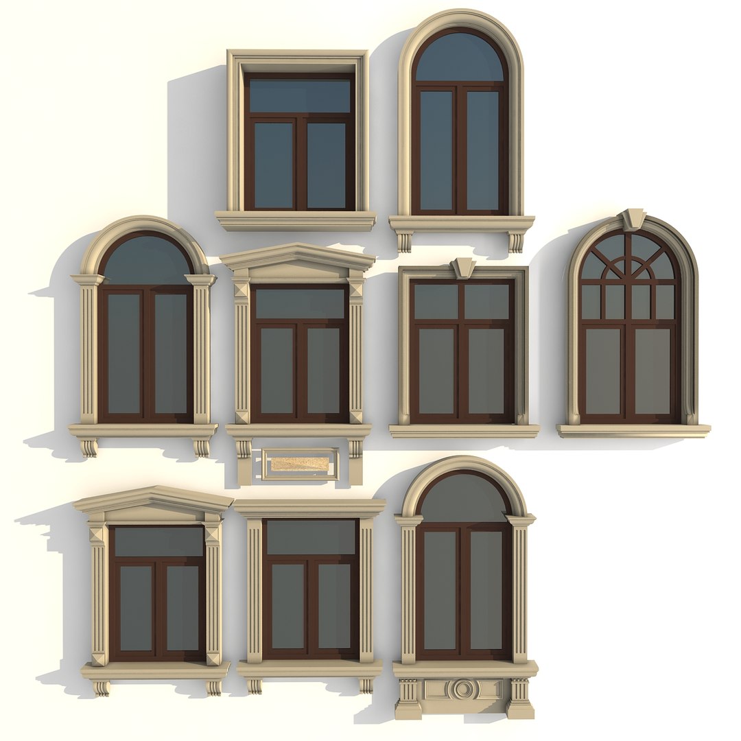 Window Frames 3d Model