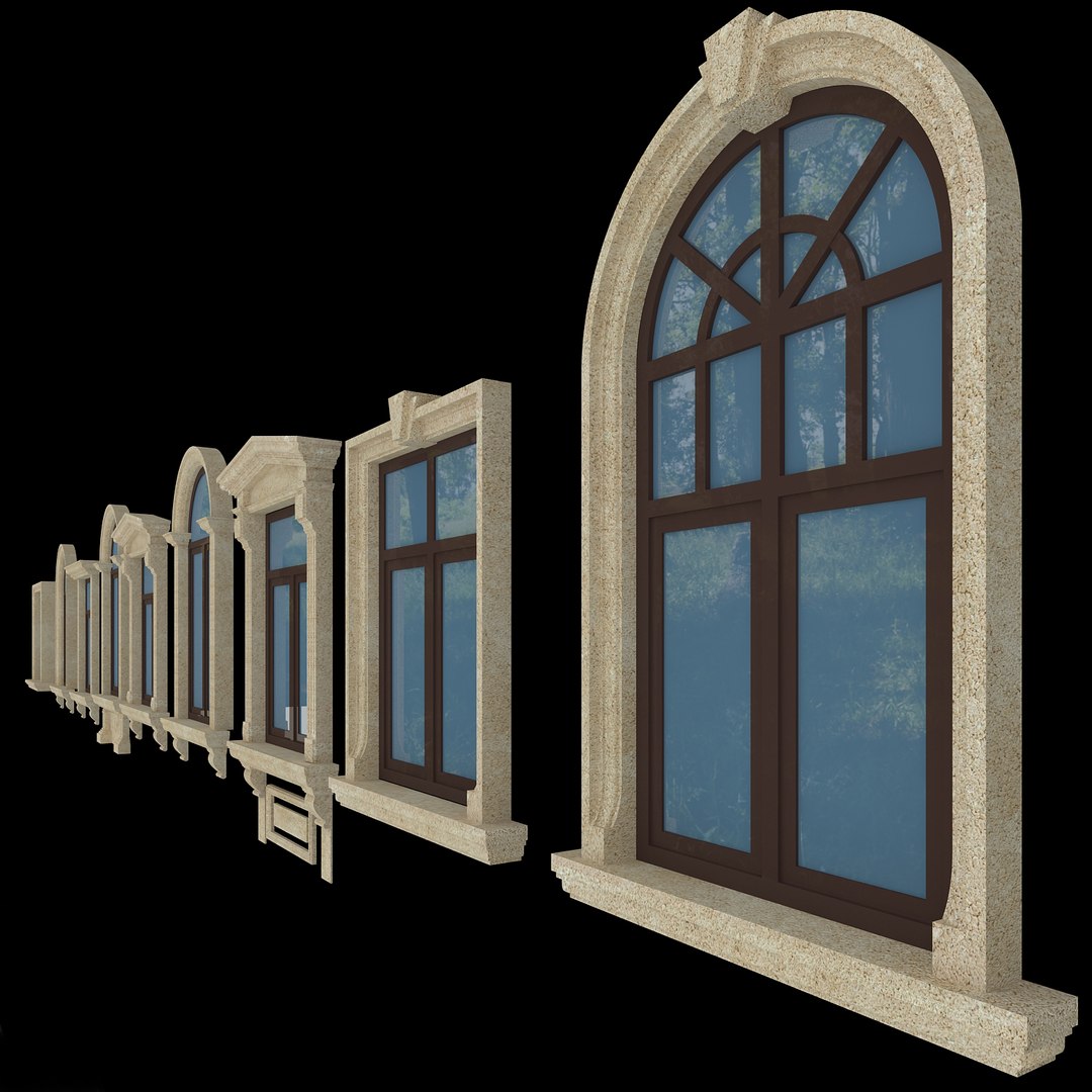 Window Frames 3d Model