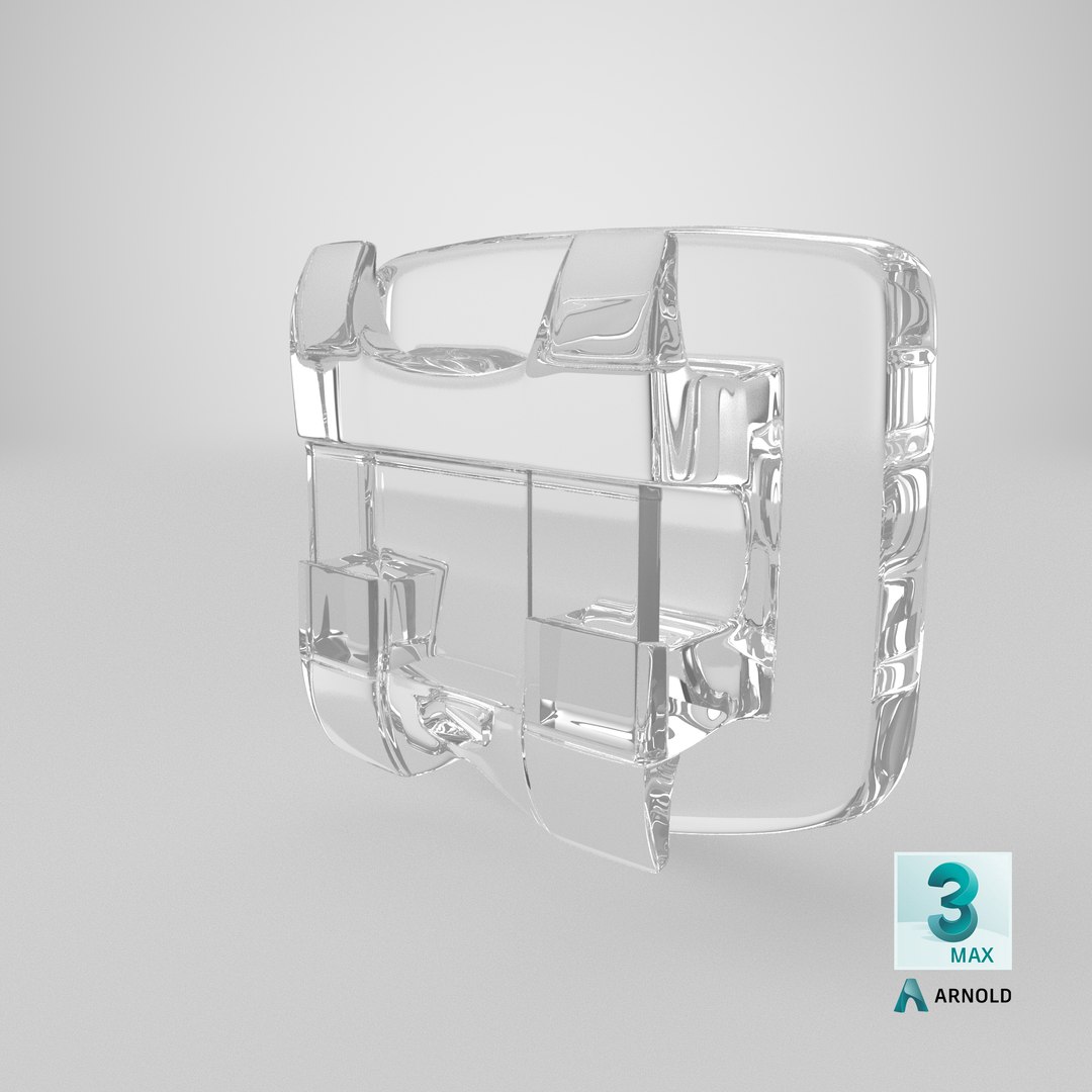 3D Model Ceramic Self Ligating Dental Braces Bracket V05 - TurboSquid ...
