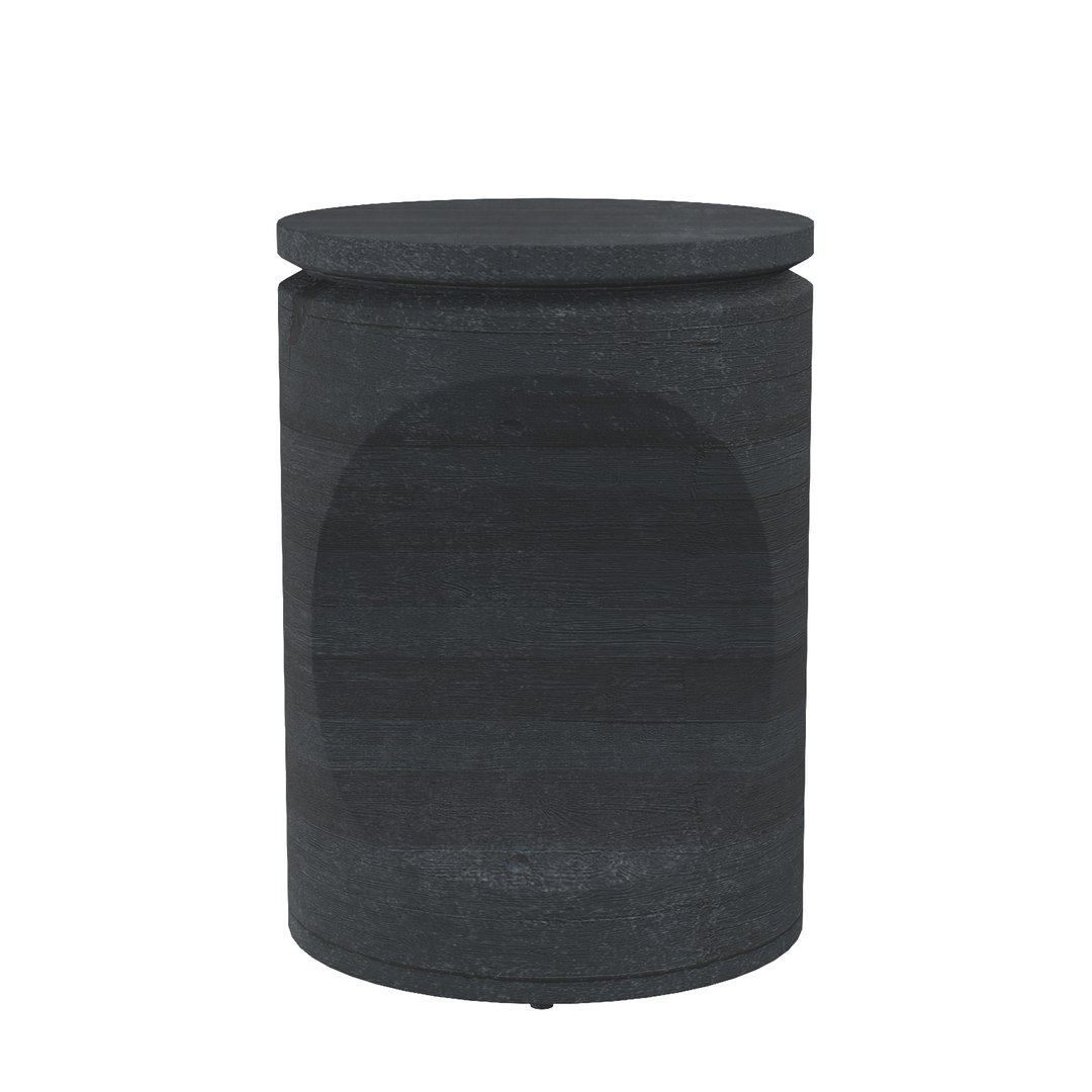 3D Hardwood Pillar Side Table Model - TurboSquid 2062488