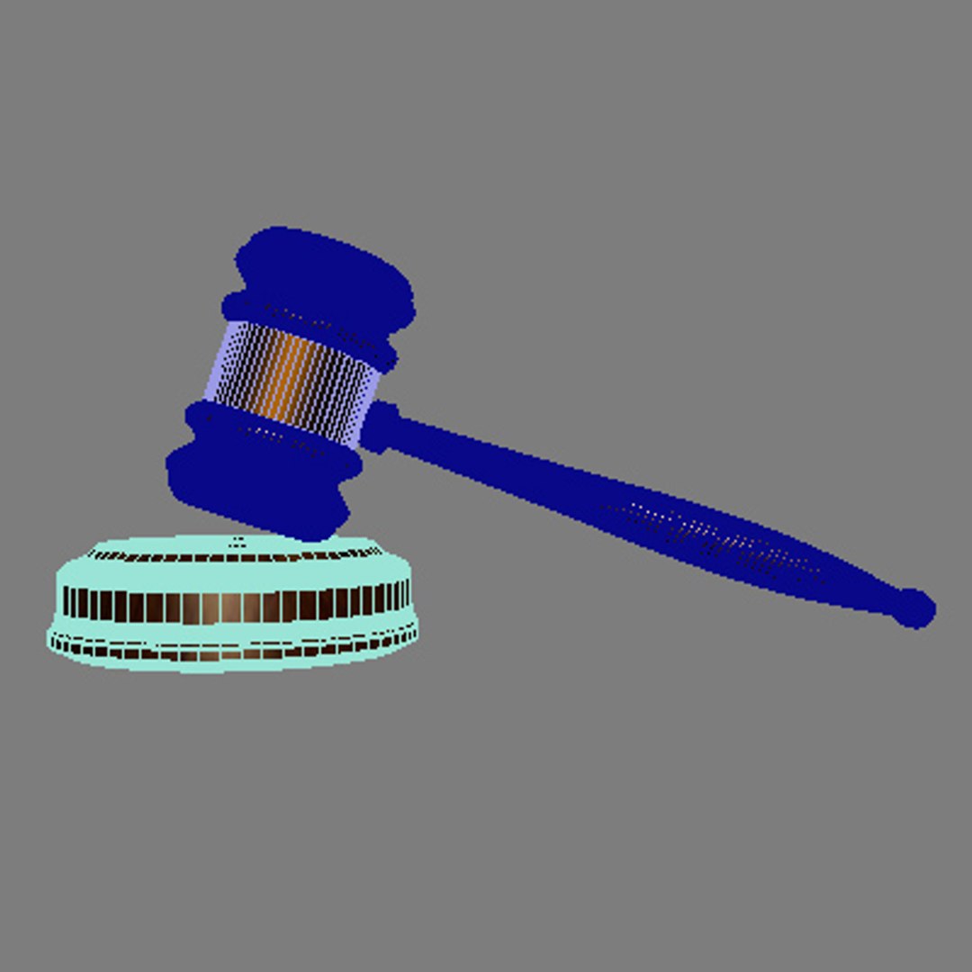 3d Wooden Judge Gavel 3d Wooden Judge Gavel