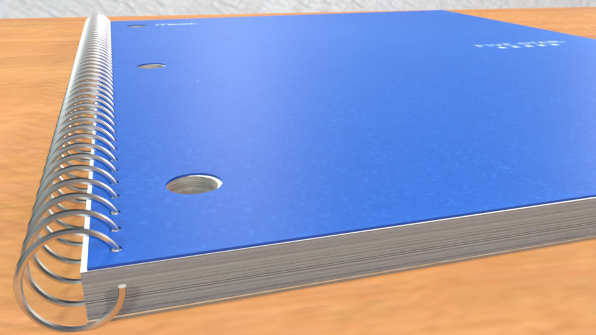 Spiral Notebook 3d Obj