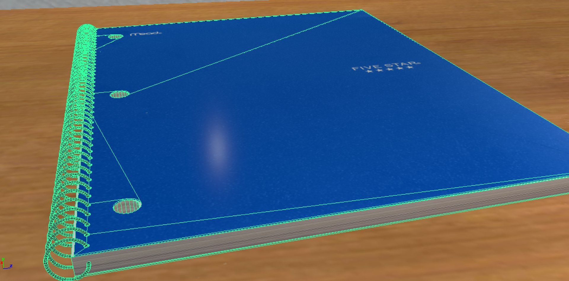 Spiral Notebook 3d Obj