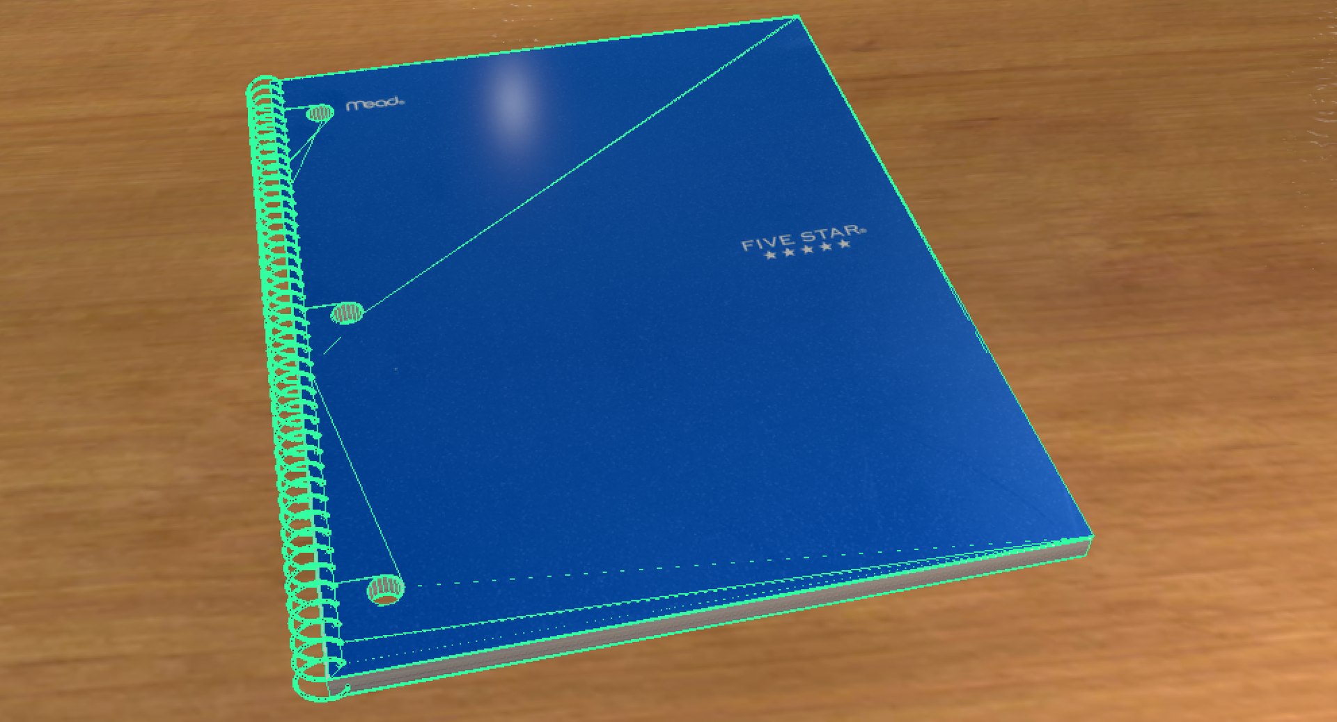 Spiral Notebook 3d Obj