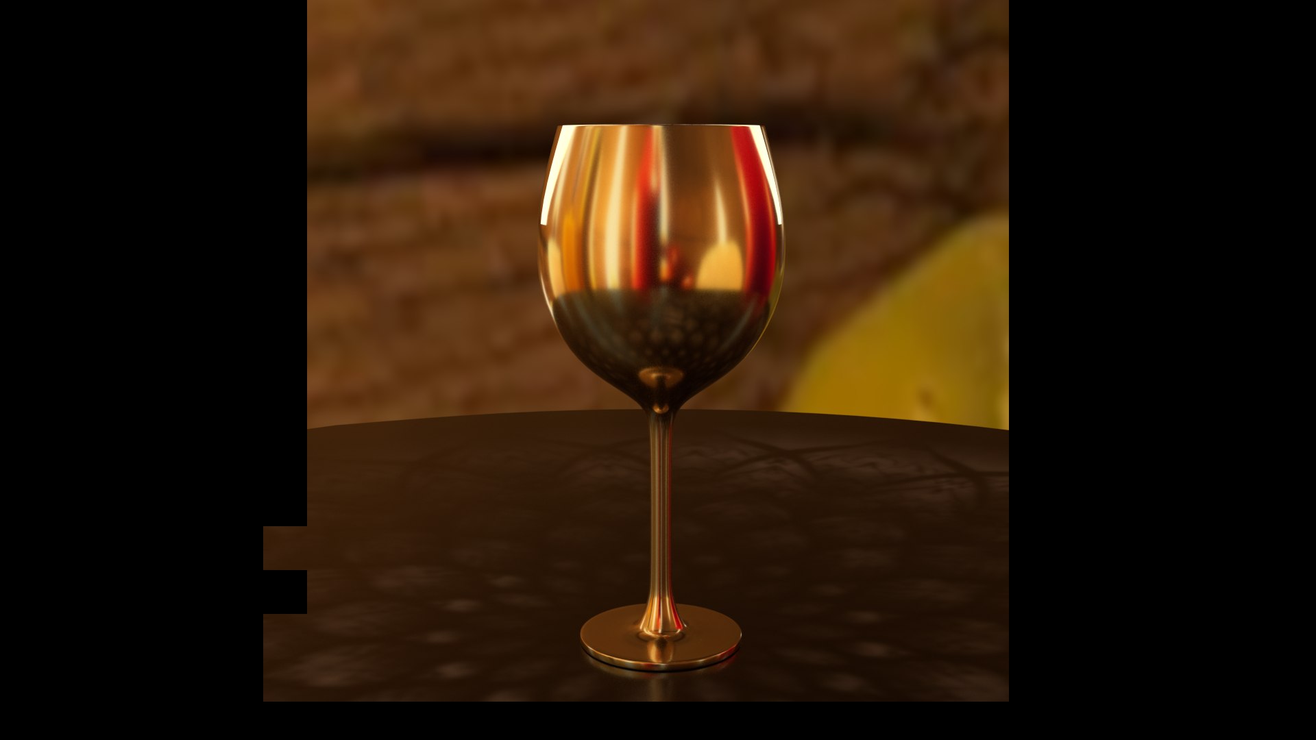 3D GoldenGlass - TurboSquid 1729836