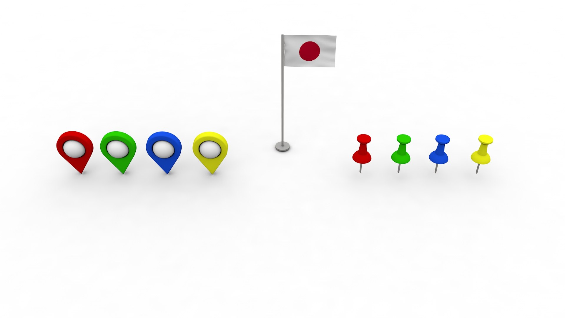 3D Model Japan Map Pack - TurboSquid 2059467