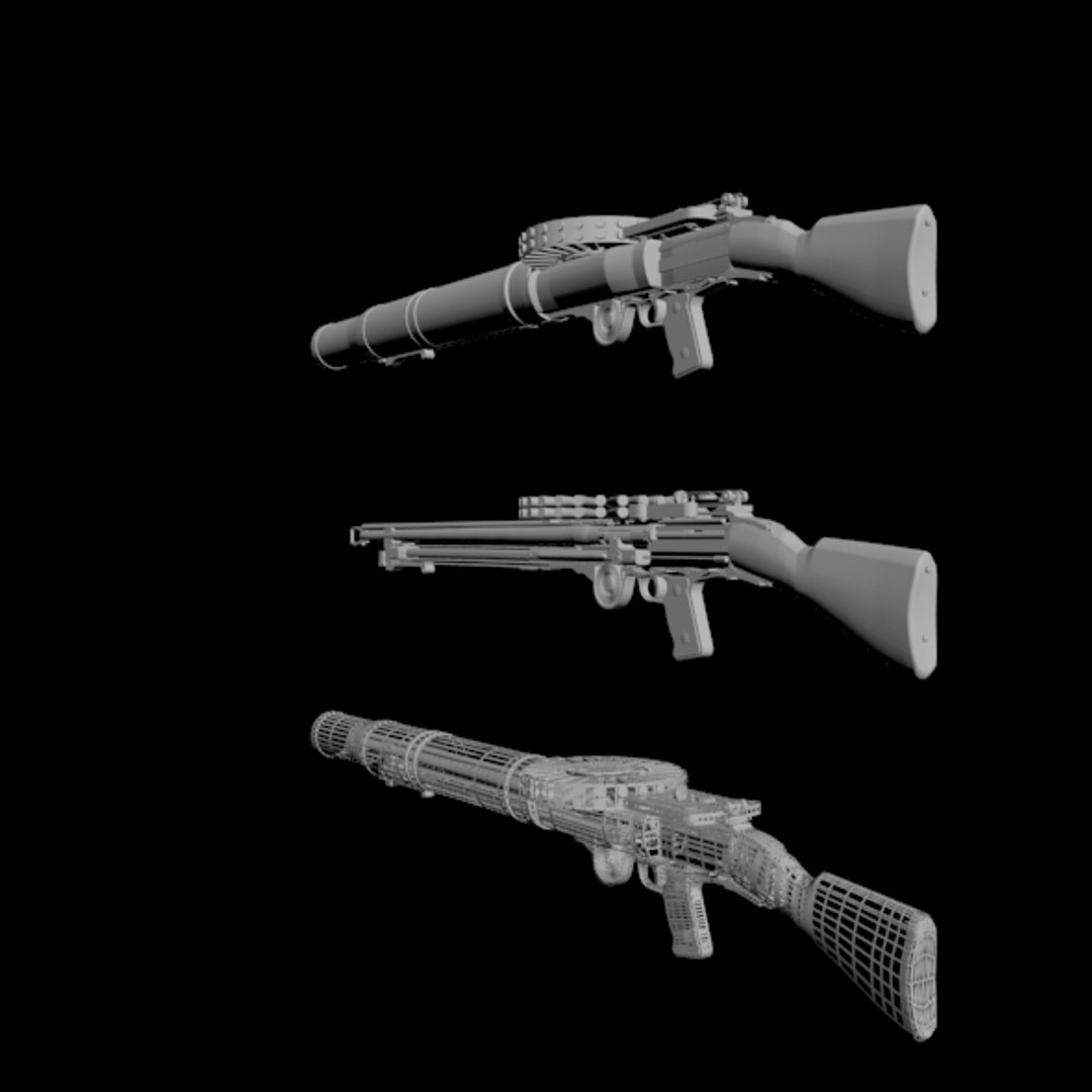 3D Lewis Gun 01 Model - TurboSquid 1582243