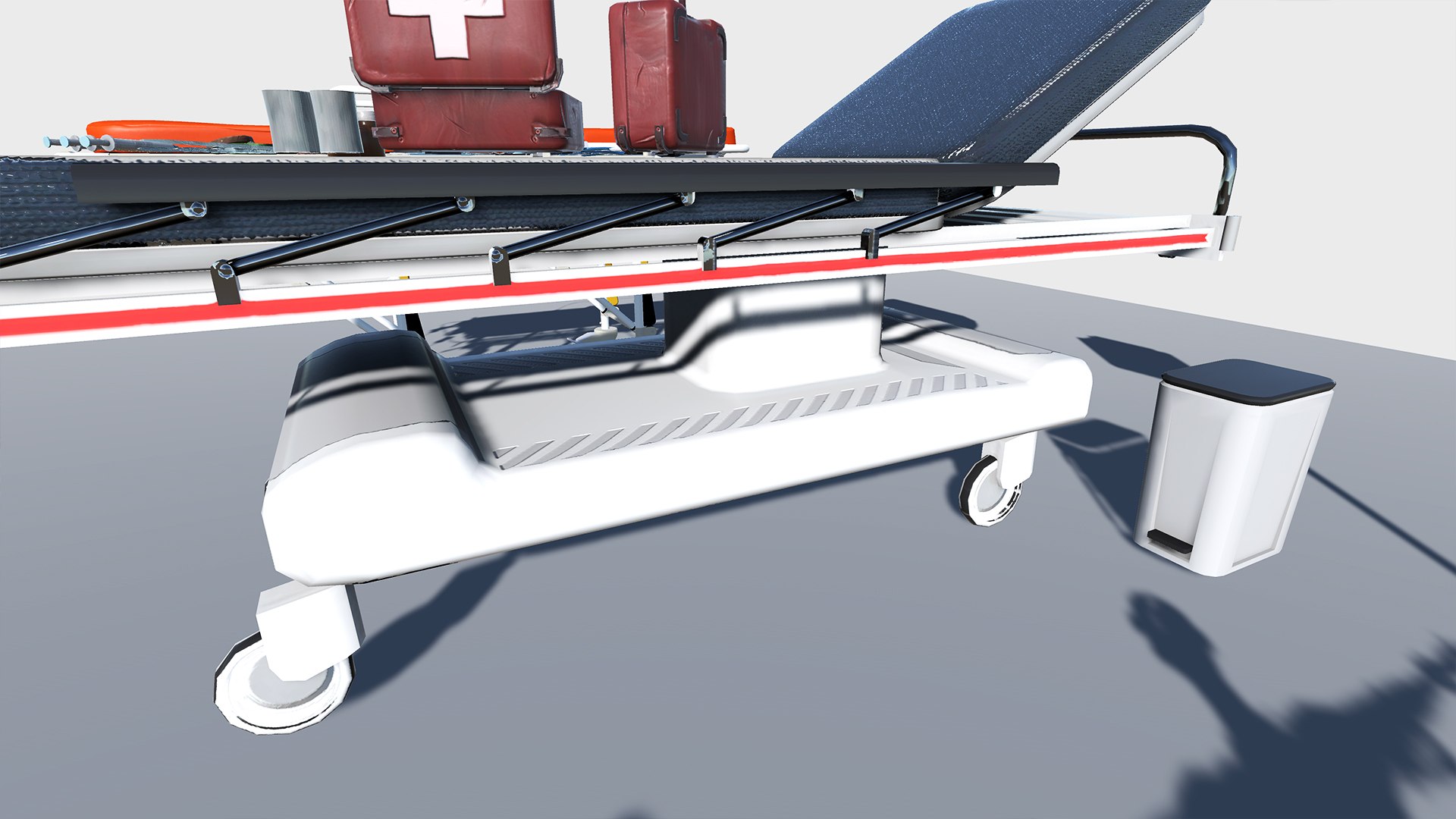 HHospital Props And Patient Animated Character Model - TurboSquid 2396842