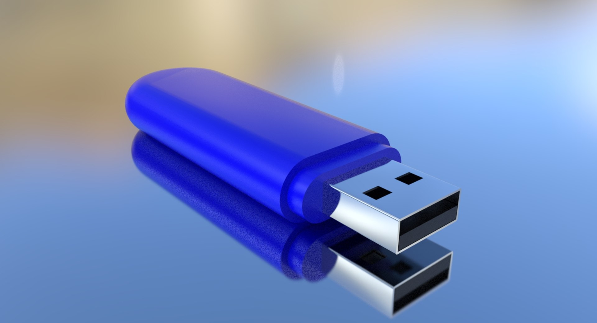 Usb Key 3D Model - TurboSquid 1211896