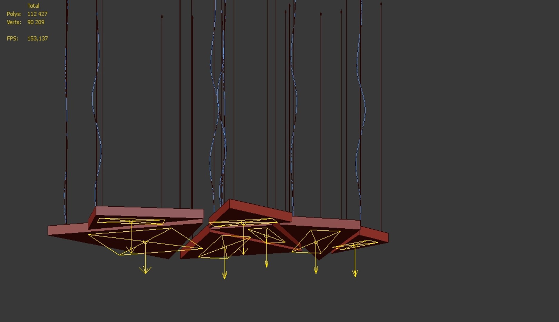 3D Model Triangle Ceiling Light - TurboSquid 1644734