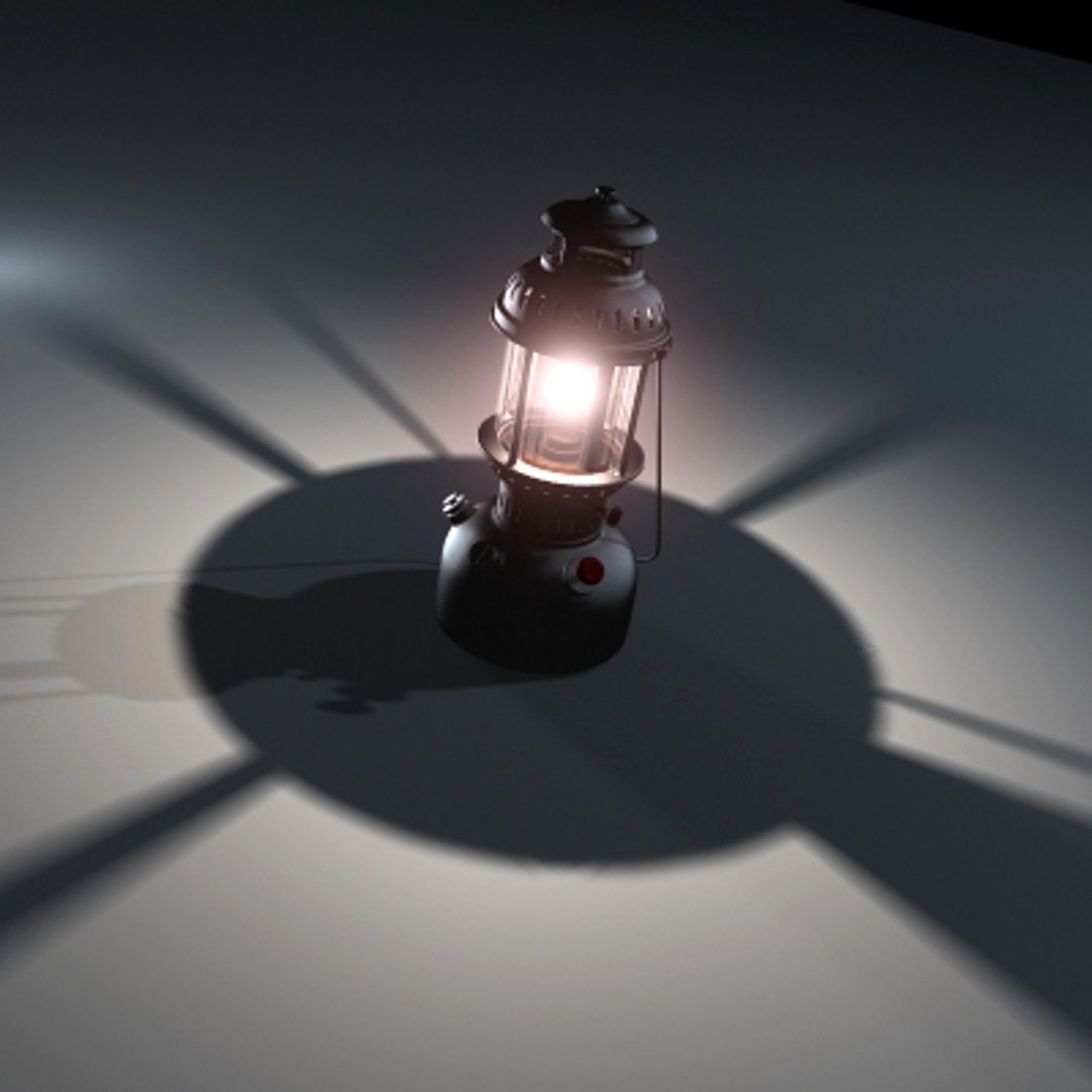 3d max tilly lamp light