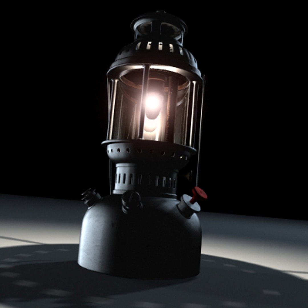 3d max tilly lamp light