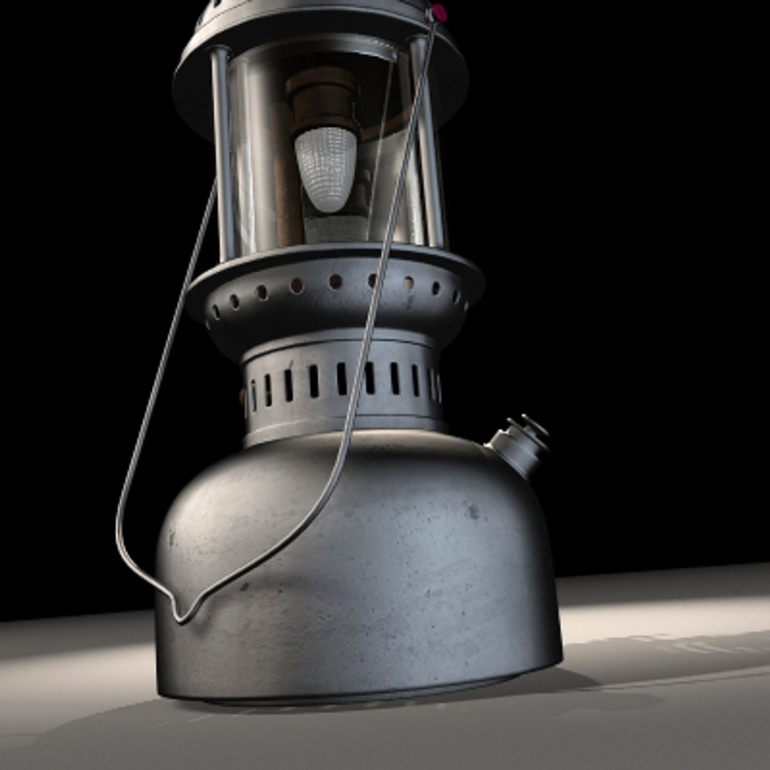 3d max tilly lamp light