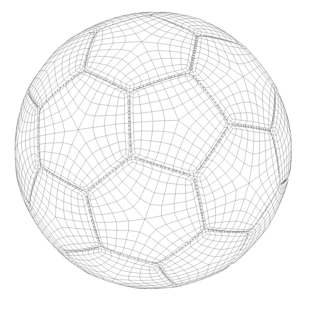 soccer ball 3d model