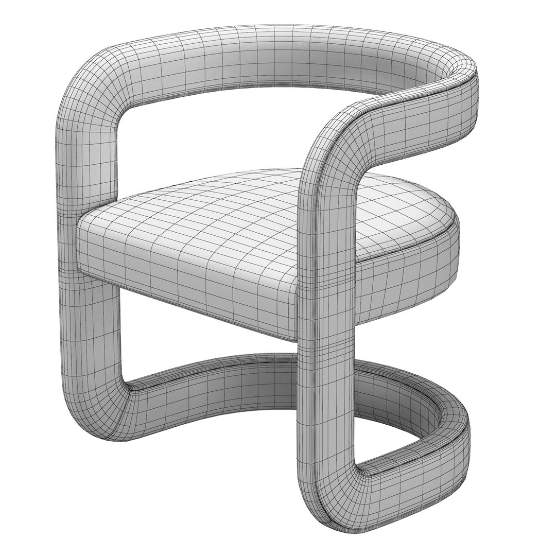 OSLO ROUND TABLE ALTON DINING CHAIR 3D model - TurboSquid 1927142