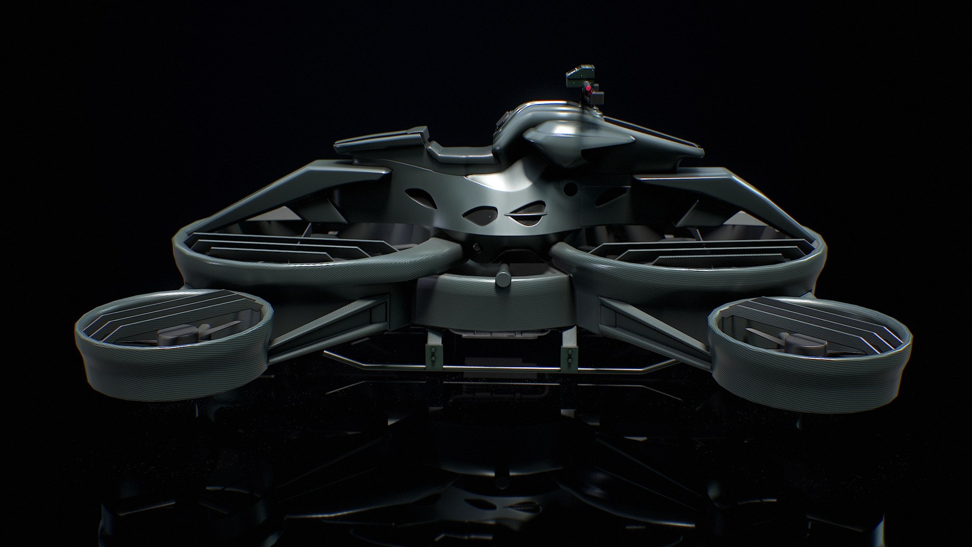 Flying Motorcycle Hoverbike X-Turismo Limited 2022 PBR 3D - TurboSquid ...