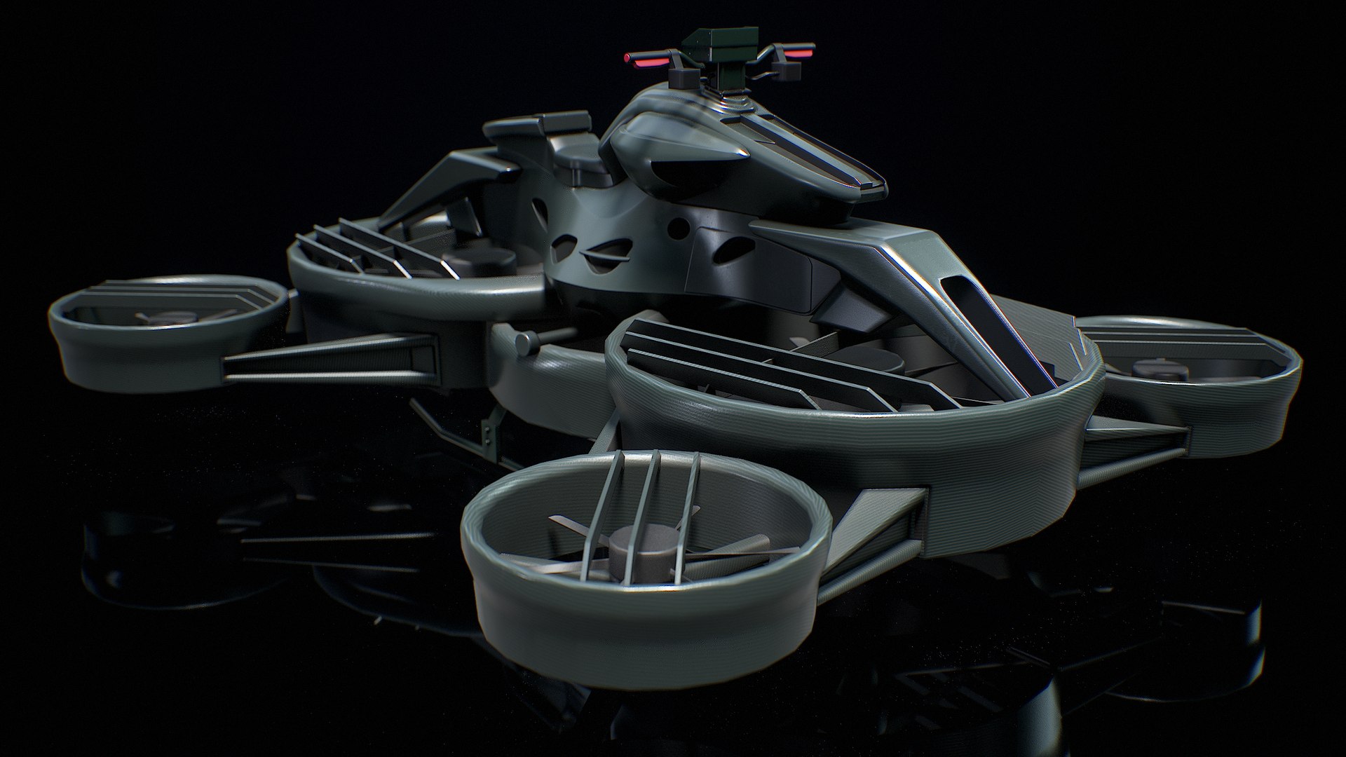 Flying Motorcycle Hoverbike X-Turismo Limited 2022 PBR 3D - TurboSquid ...