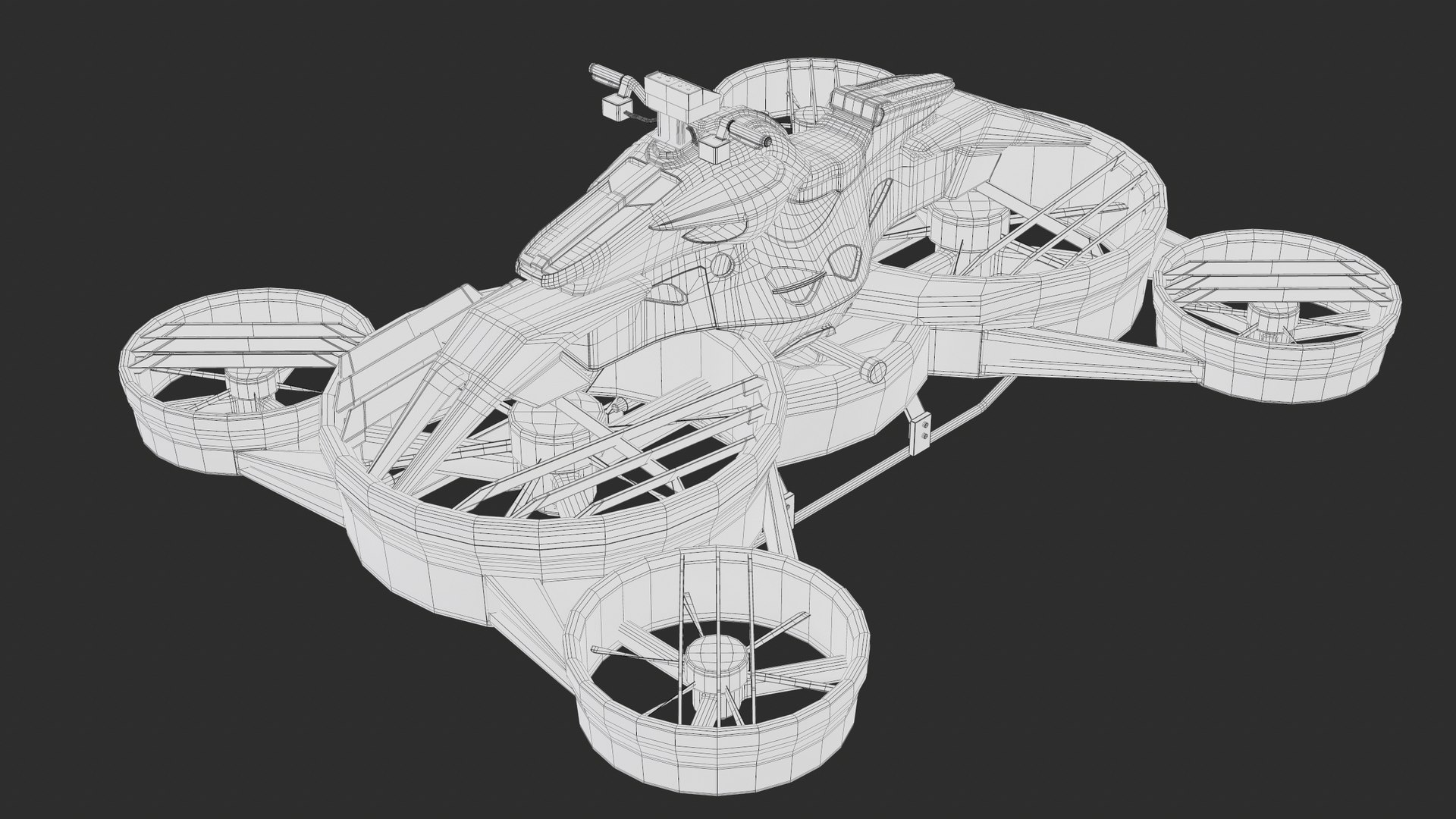 Flying Motorcycle Hoverbike X-Turismo Limited 2022 PBR 3D - TurboSquid ...