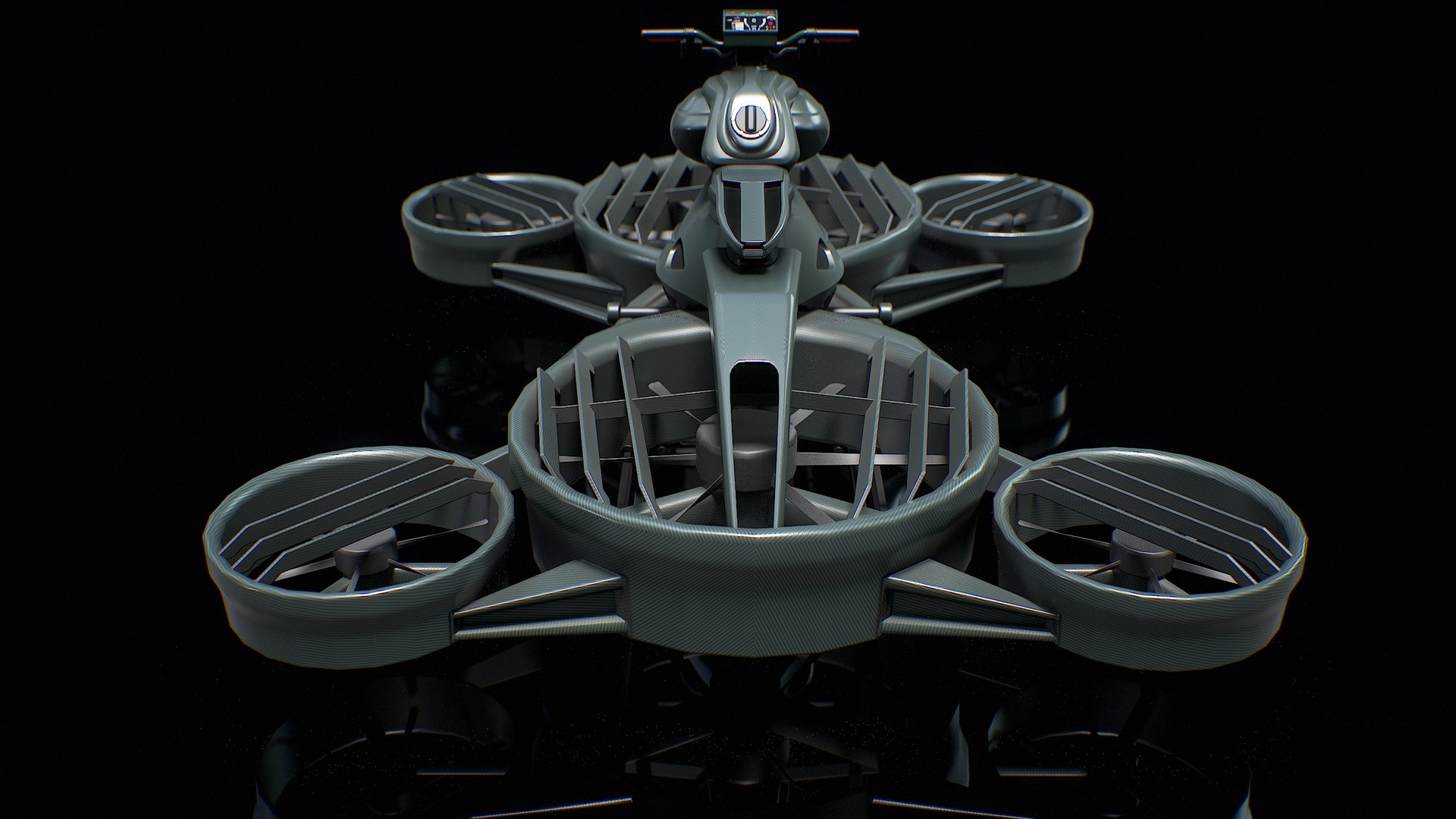 Flying Motorcycle Hoverbike X-Turismo Limited 2022 PBR 3D - TurboSquid ...