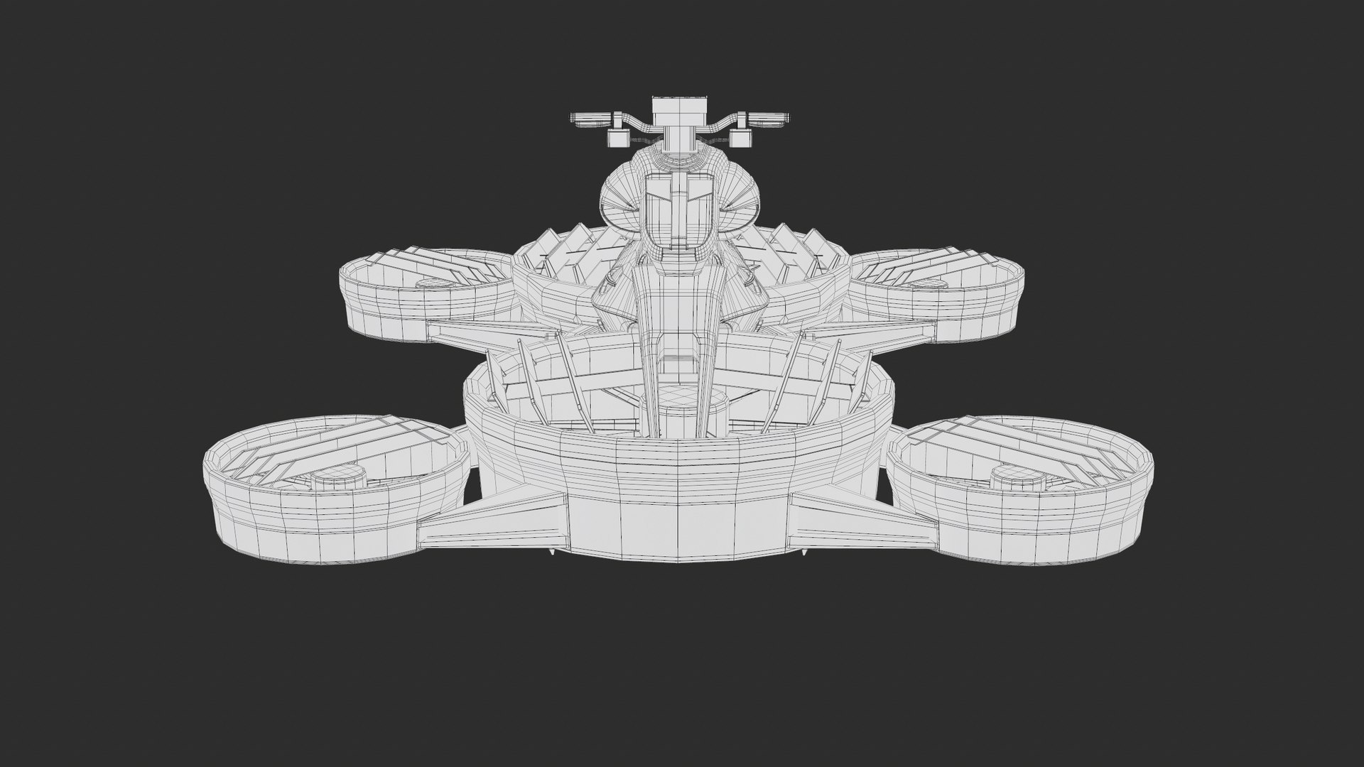 Flying Motorcycle Hoverbike X-Turismo Limited 2022 PBR 3D - TurboSquid ...