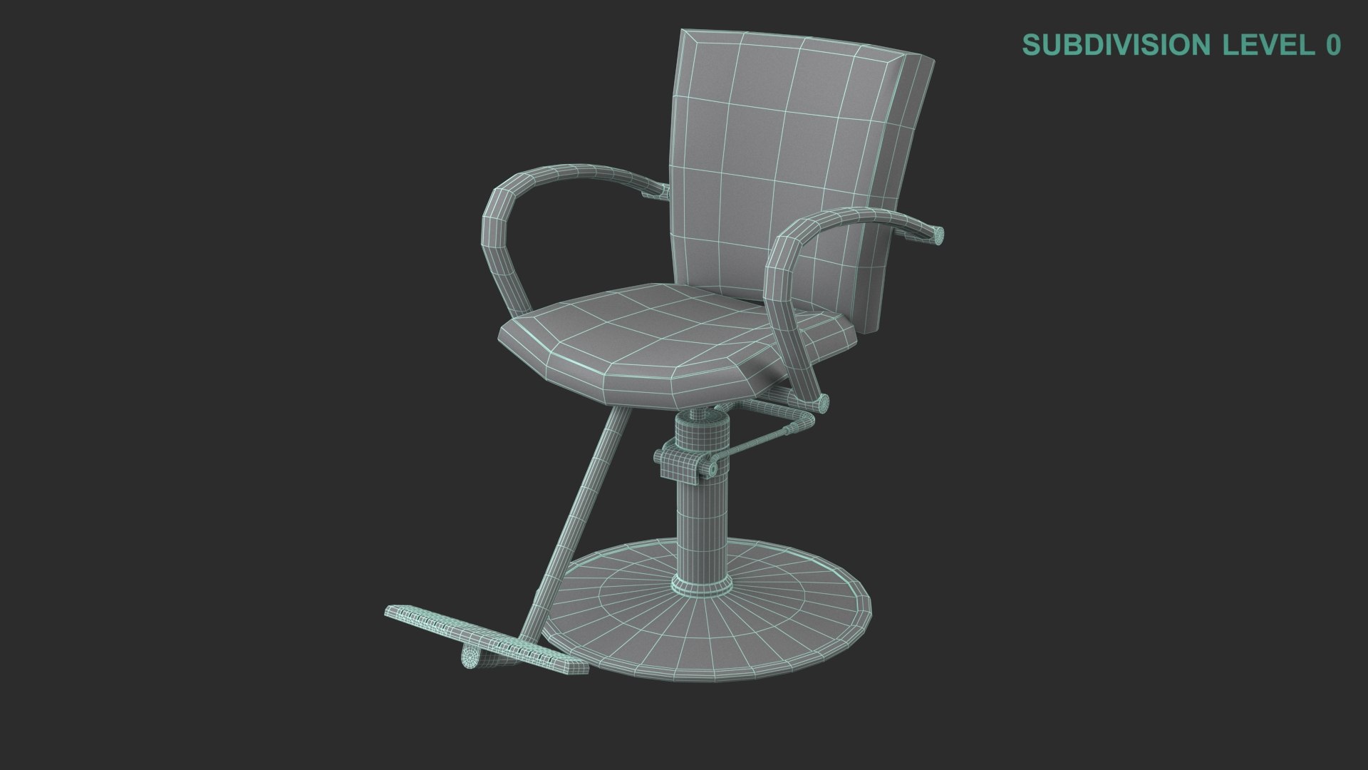 Salon Chair 3D model - TurboSquid 1819109