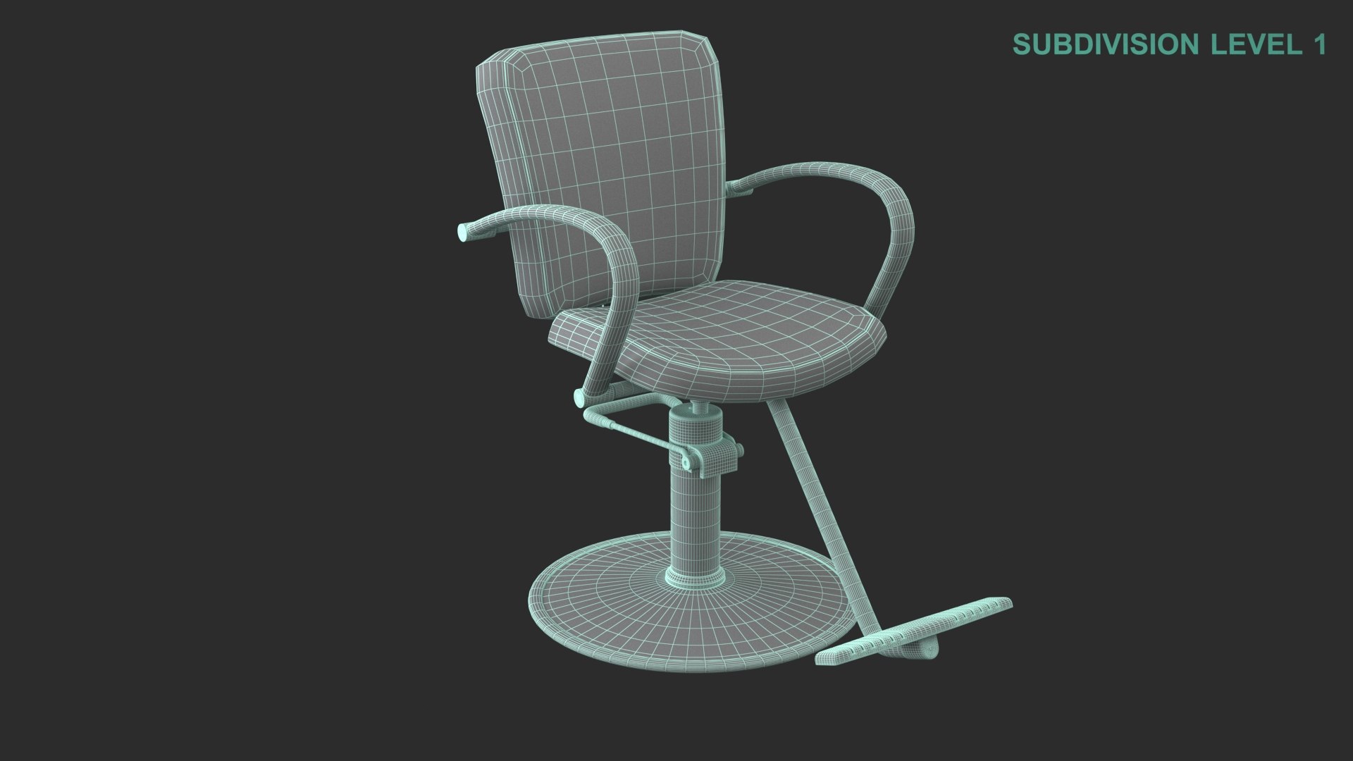 Salon Chair 3D model - TurboSquid 1819109