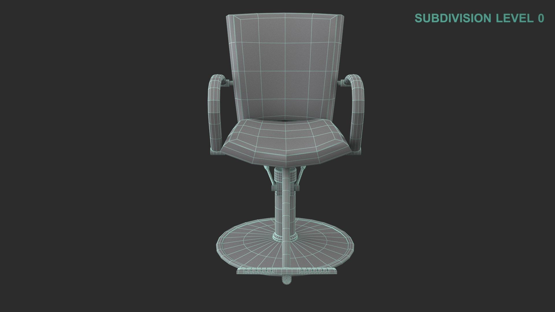 Salon Chair 3D model - TurboSquid 1819109