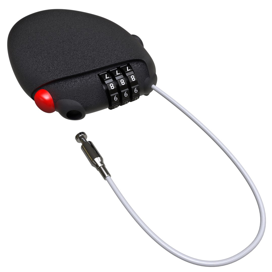 3D Retractable Cable Model - TurboSquid 1629661