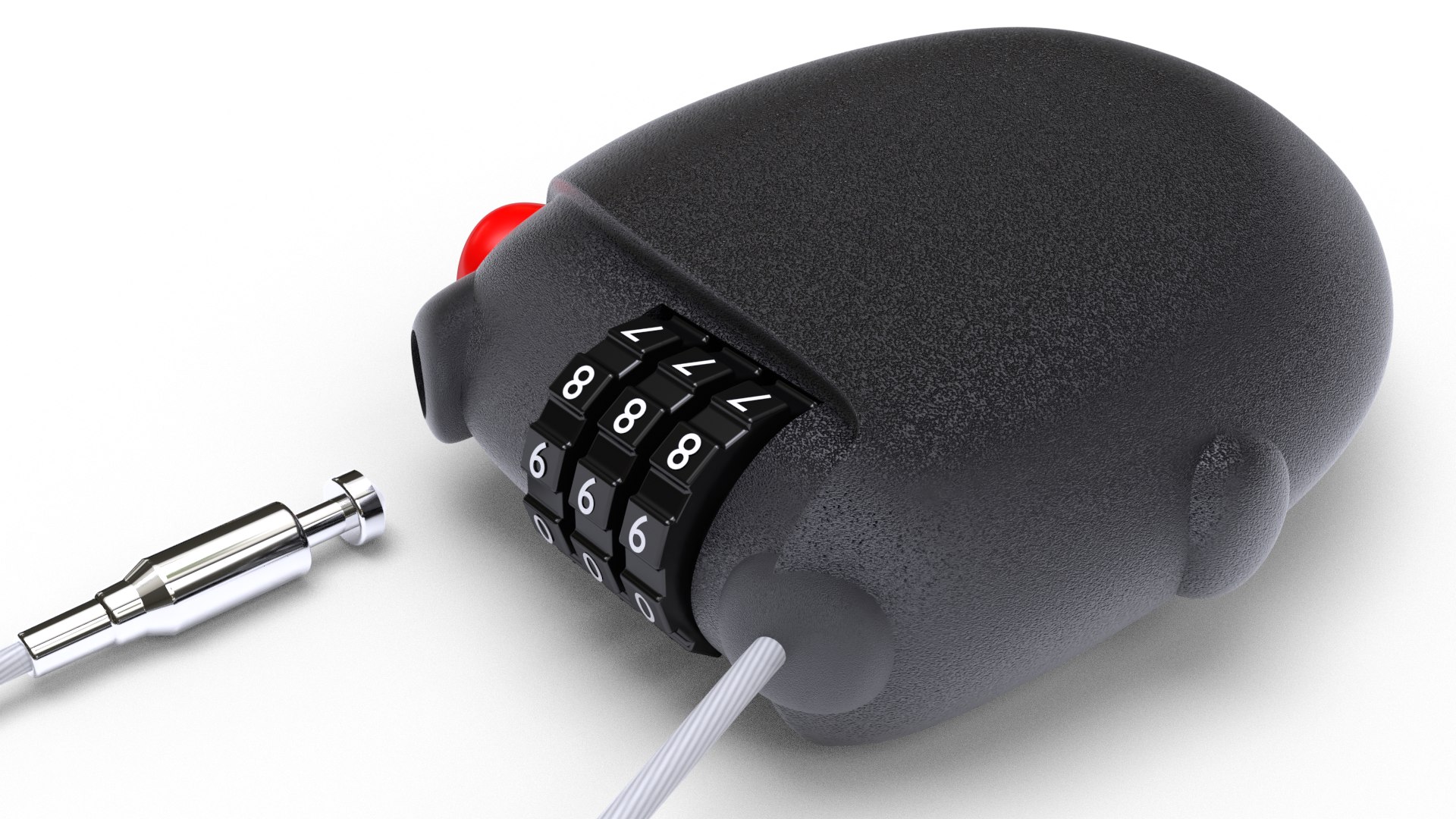 3D Retractable Cable Model - TurboSquid 1629661