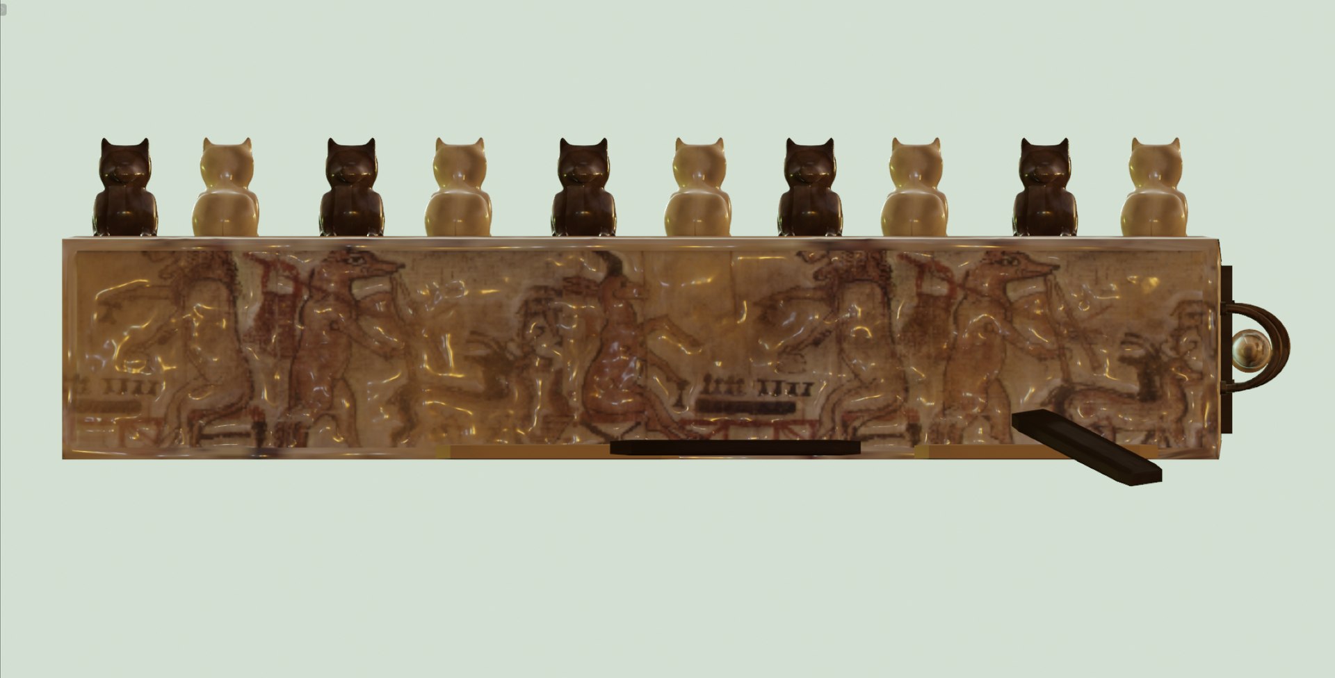 Senet Board Blend model - TurboSquid 2173642